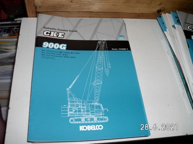 KOBELCO CKE1100 HYDRAULIC CRAWLER CRANE CATERING CRANE PROSPECTUS ...