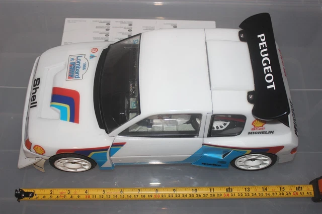 TAMIYA RC PEUGEOT 205 Turbo 16 1986 Shell Lombard Rally Car 1/10 (G) £ ...