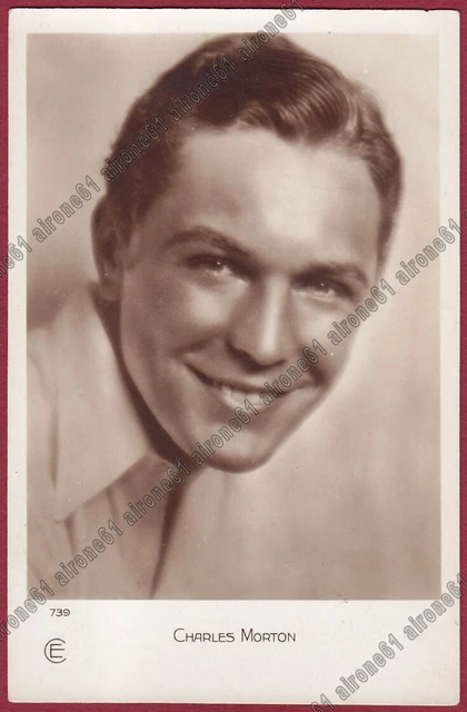 CHARLES MORTON 05 ATTORE ACTOR CINEMA MUTO SILENT MOVIE Cartolina ...