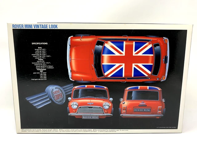 FUJIMI 1/24 ROVER Mini Vintage Look Cooper - Bausatz kit - neu & ovp ...