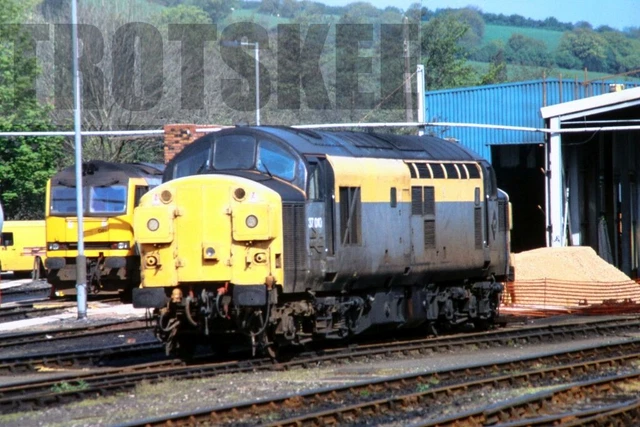 35MM SLIDE BR British Rail Diesel Loco Class 37 37010 1994 Exeter ...
