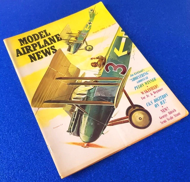 AUGUST 1966 - Model Airplane News Vintage Aviation Magazine Free ...