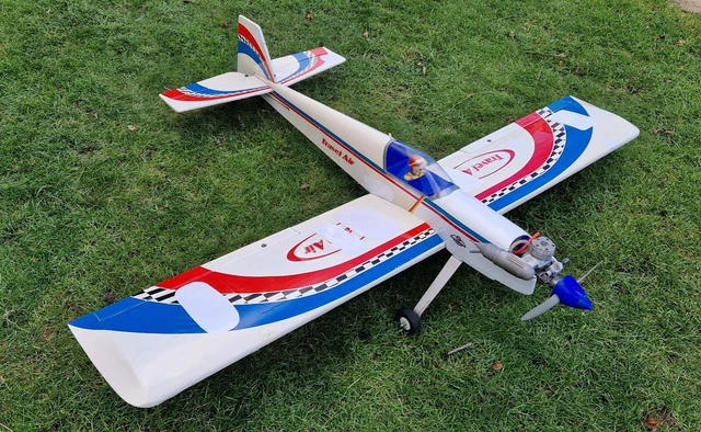 BLACKHORSE TRAVEL AIR Nitro Rc Plane (Low Wing Trainer) + MDS-40 Engine ...