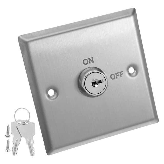 EMERGENCY OVERRIDE SWITCH with Key Push to Exit Button for Access Control Panel $34.97 - PicClick AU