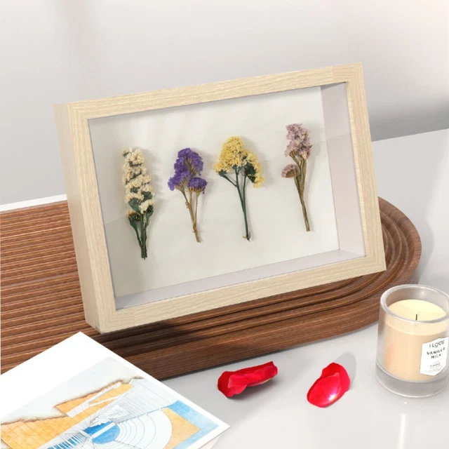 RANGE DEEP BOX Wood Display Box Photo Display Frame Box Picture Memory ...