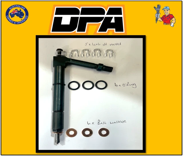 ZD30 DI PATROL Injector Washer Kit. 4 X Washers, 4 X O'ring & 5 X Spill ...