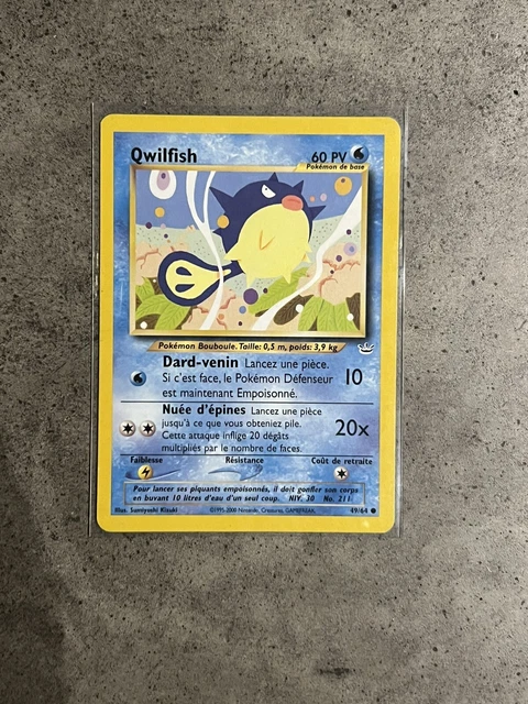 CARTE POKÉMON WIZARDS 2001 Edition Neo Revelation Qwilfish 49/64 Neuve PCA PSA EUR 2,00 ...