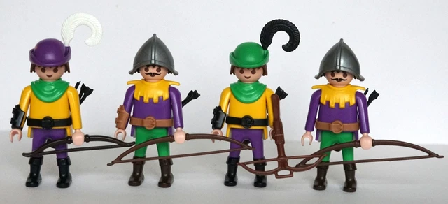 PLAYMOBIL 3889 ARCHERS médiévaux / chevaliers / moyen-âge EUR 18,20 ...