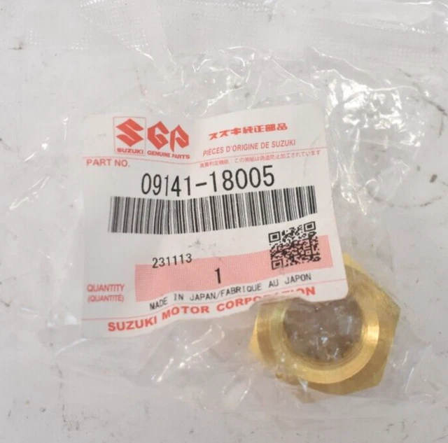 SUZUKI AUTOMOTIVE REPLACEMENT Part Genuine OEM Propeller Nut 09141 ...