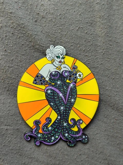 RARE JUMBO PIN'S Fantasy Disney Ursula La Petite Sirène Édition Limitée ...