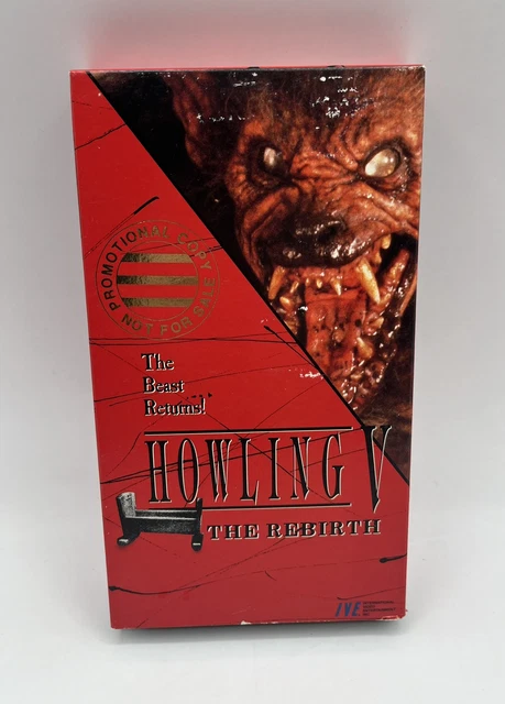 HOWLING V THE Rebirth 1989 VHS Horror Werewolves RARE Full Length ...
