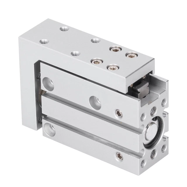 PNEUMATIC SLIDE CYLINDER Stainless Steel Guide Rails Air Slide Cylinder ...