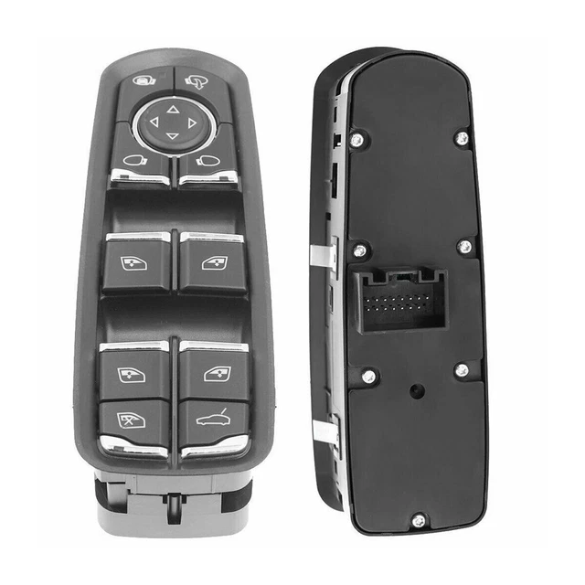 VORNE LINKS FENSTERHEBERSCHALTER für Porsche Cayenne 92A Panamera 970 ...