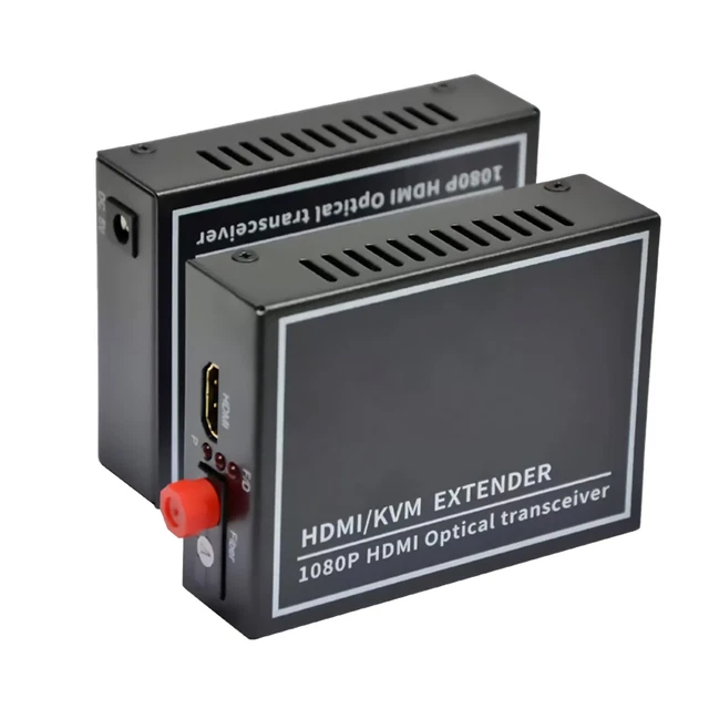 HDMI TRANSMITTER RECEIVER over FC Fiber Optic Cable up to 20km ...
