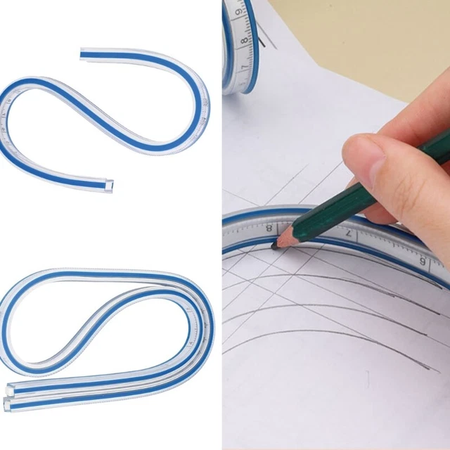 DOUBLE SIDE SCALE Ruler Measuring Ruler For Drawing Drafting ...