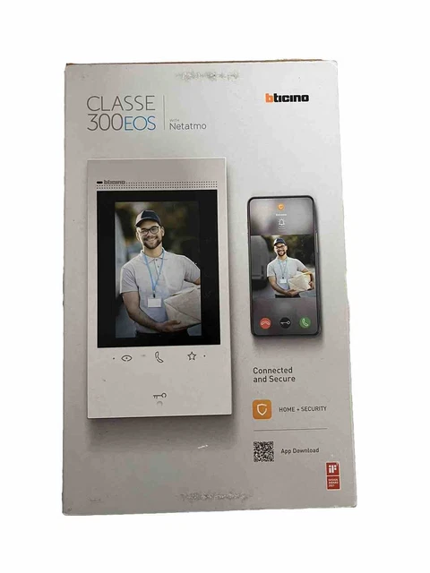 VIDEOCITOFONO CONNESSO 2 Fili Wi-fi Classe 300 EOS Bianco Con ...