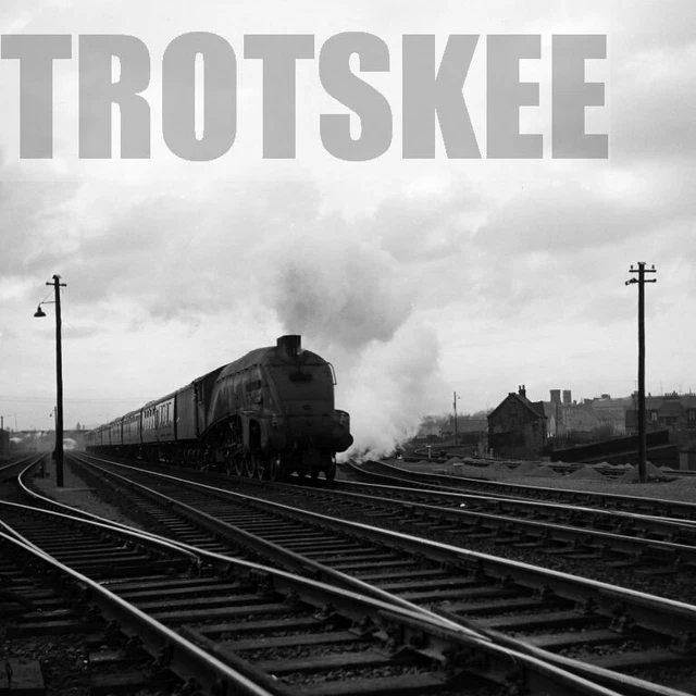 LARGER NEGATIVE BR British Railways Steam Loco 60004 Class A4 Perth ...