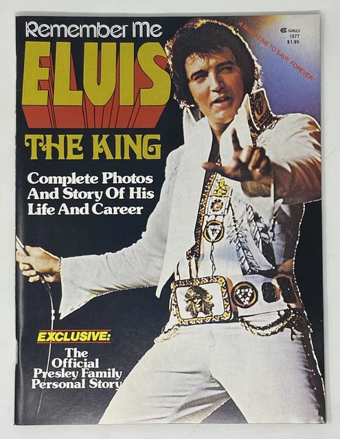ELVIS PRESLEY 1977 Remember Me The King Memorial Death Tribute Magazine ...