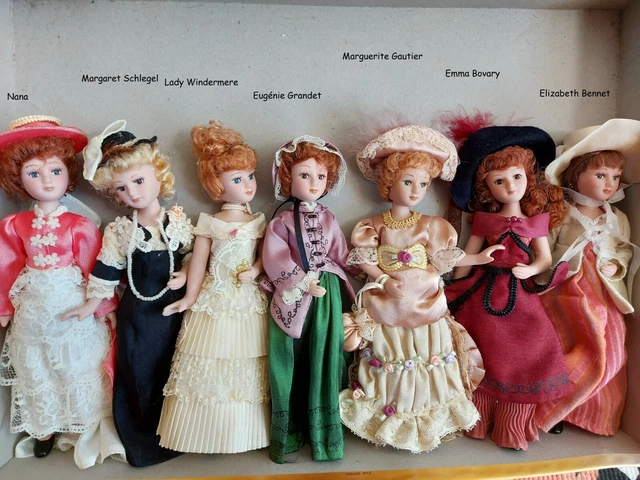 LOT DE 7 poupées "Dames d'Epoque" Editions Atlas Dolls EUR 50,00 ...