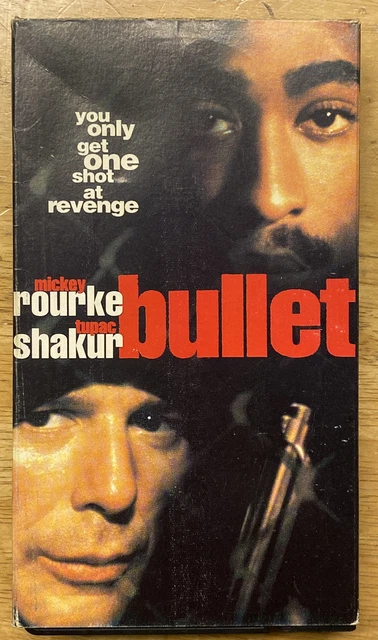 BULLET (VHS, 1997) Tupac Mickey Rourke Drama £22.50 - PicClick UK