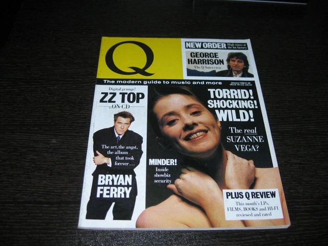 Q MAGAZINE GEORGE Harrison Zz-Top Suzanne Vega Magazine Nº16 Janvier ...
