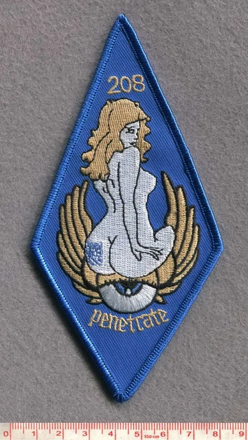 ROYAL AIR FORCE 208 Squadron "Penetrate" Cloth Patch £5.99 - PicClick UK