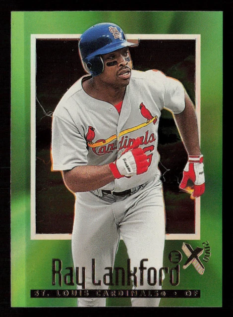 CARTE DE BASEBALL 1997 SkyBox E-X2000 Ray Lankford #100 St. Louis ...