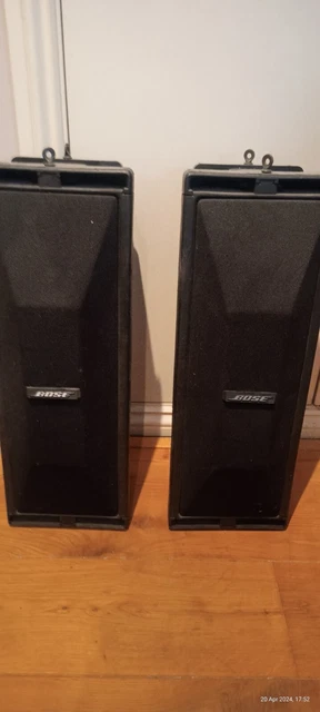 BOSE 402 SPEAKERS x 2 - and wall mounts and Bose 402e active equaliser ...