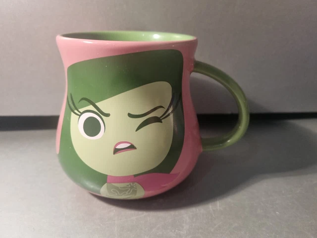 DISNEY STORE PIXAR Inside Out Disgust "What-Ever!" 16 oz Coffee Mug Cup ...