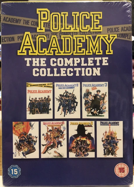 POLICE ACADEMY 1-7 Complete Collection Action Cop Buddy Comedy Rare ...
