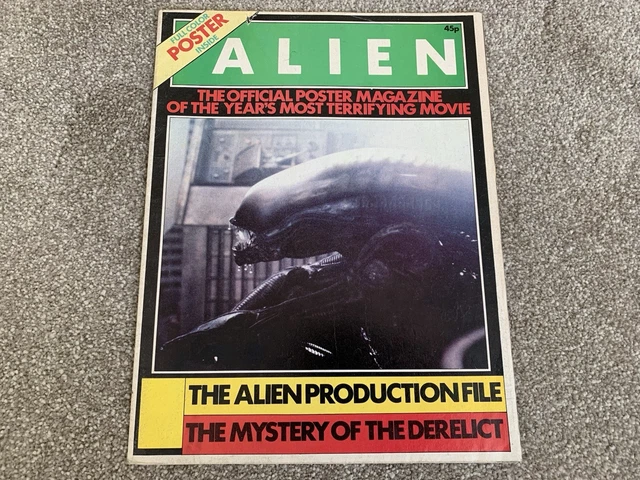 ALIEN OFFICIAL MOVIE Poster Magazine 1979 Ridley Scott £19.43 - PicClick UK
