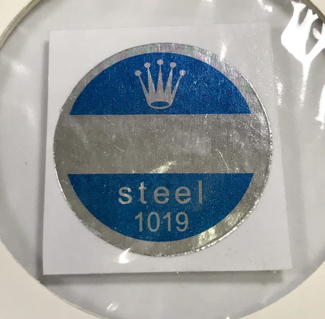 ROLEX 1019 STEEL Caseback Blue Case Sticker Certificate Milgauss Anti ...