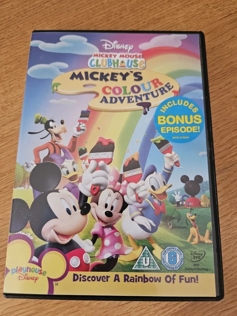 DISNEYS MICKEY MOUSE Clubhouse Mickey's Colour Adventure Dvd 3 Episodes ...