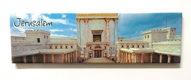 MAGNET BEIT HAMIKDASH de Jérusalem Holy Second Temple, Judaica juif EUR ...