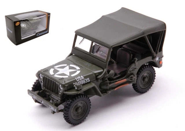 MINIATURE VOITURE JEEP DE WILLY 4X4 auto 1:43 diecast Modélisme De ...