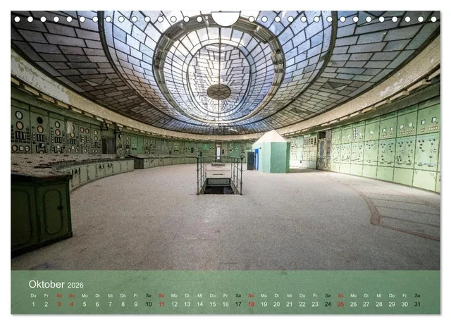 BETRIEB EINGESTELLT - Industrieruinen in Europa (Wandkalender 2026 DIN ...