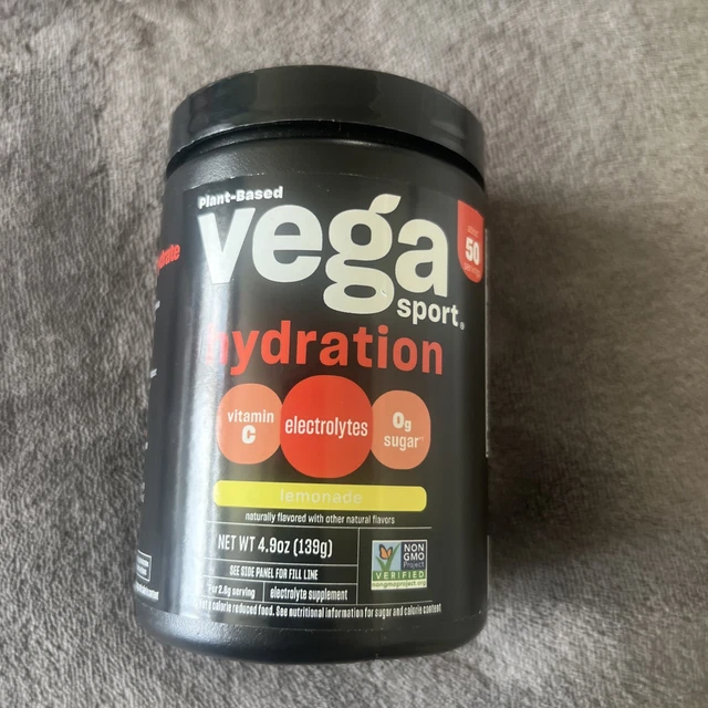 VEGA SPORT® ELECTROLYTE Hydrator Powder lemonade Power Real Nutrient ...