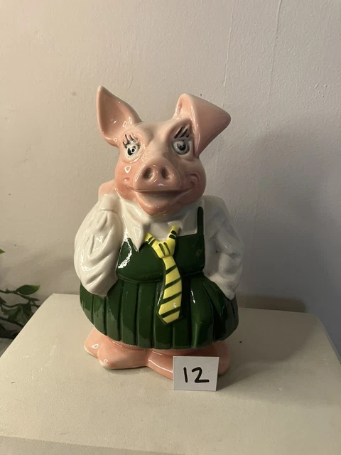 RARE VINTAGE WADE England Pottery NatWest Pigs - Annabel Piggy Bank #12 ...