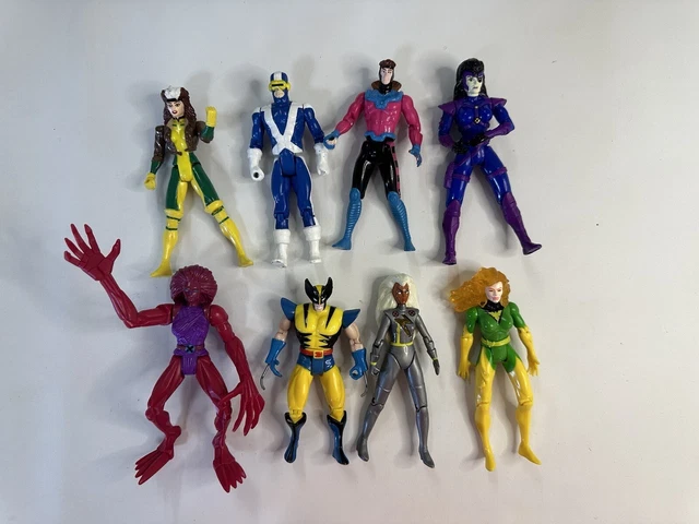 VINTAGE 1992 UNCANNY X-Men Action Figure Lot Toybiz Marvel 90s XMen $60 ...