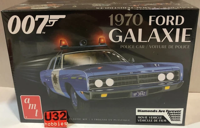 AMT 1172/12 KIT 1/25 Ford Galaxie 1970 Polizei James Bond 007 EUR 51,62 ...