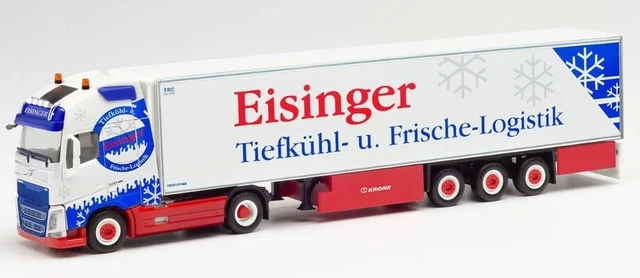 VOLVO FH GL. 4X2 with 3 axle refrigerator trailer EISINGER, HER313025 ...