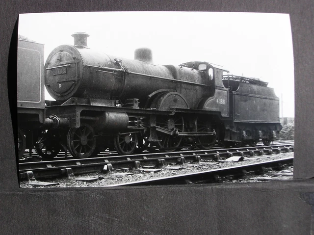 RAILWAY PHOTOGRAPH - Br 4-4-0 Steam Locomotive # 41188 - Ex Lms 1188 ...