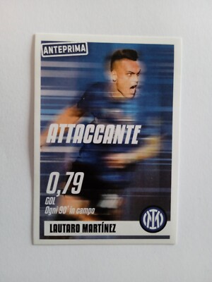 PANINI FOOTBALLERS FIGURE 2022/2023 Preview Inter Martinez N 14 With ...