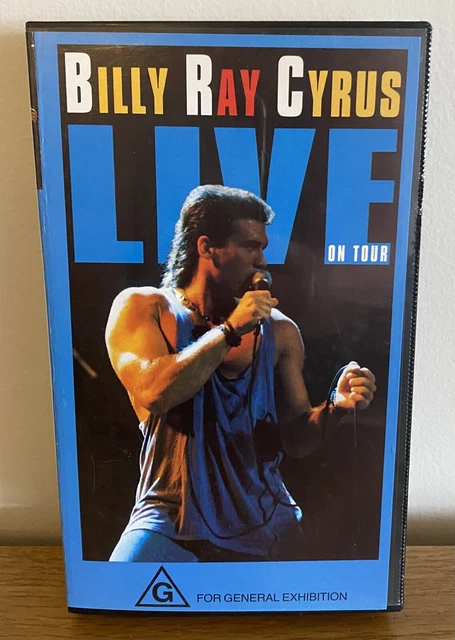 BILLY RAY CYRUS LIVE on Tour VHS 1992 Music Polygram Records Tested ...