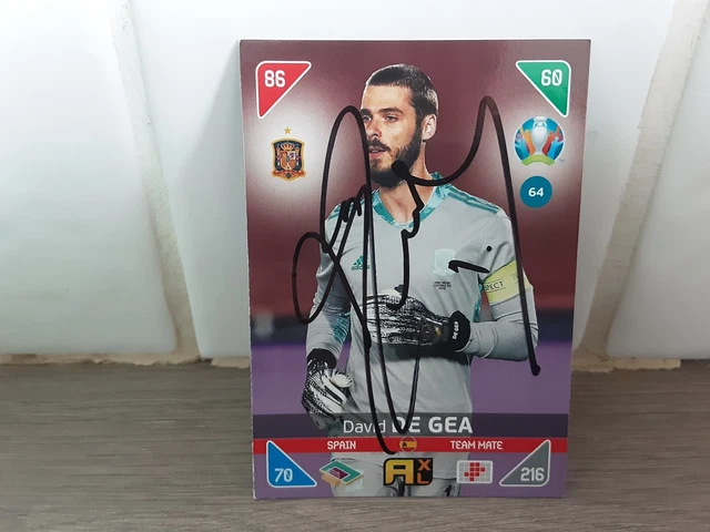 DAVID DE GEA - SPAIN Hand Signed Football trading card £4.20 - PicClick UK