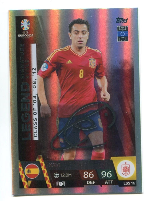 XAVI - LEGEND Signature Style - Euro 2024 Topps Match Attax £2.11 ...