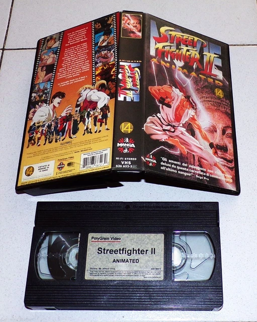VHS STREET FIGHTER II ANIMATED manga - 1996 Polygram video Italia EUR ...