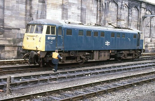 ORIGINAL COLOUR SLIDE of 81007 BR class 81 electric loco £1.45 ...