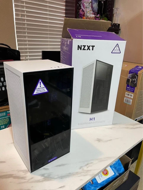 NZXT H1 MINI-ITX Gaming Case - Matte White $200.00 - PicClick