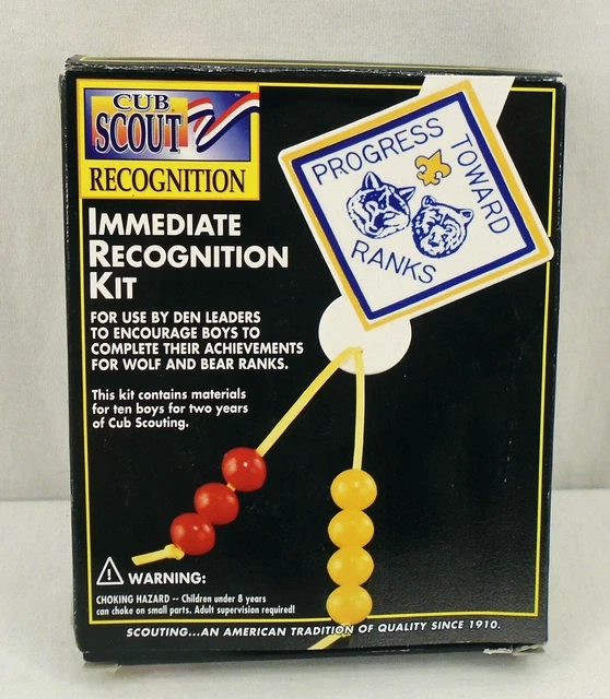VINTAGE CUB SCOUT Immediate Recognition Kit 10 Boys New Old Stock 1996 ...
